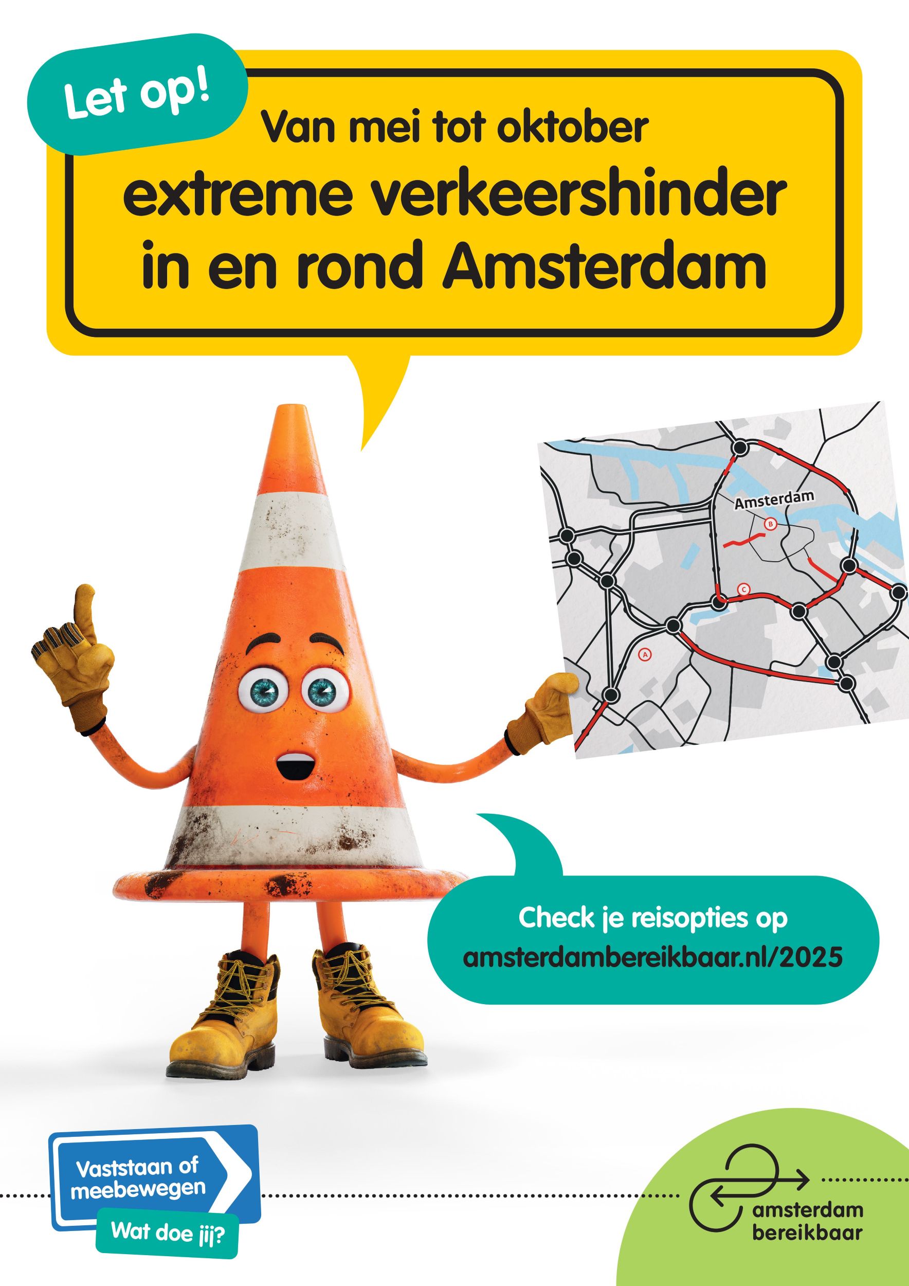 11 maart gestart campagne Amsterdam Bereikbaar 2025 - Westfriese Bedrijvengroep